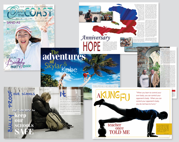 Magazine design, book design, and catalog design Pensacola, FL